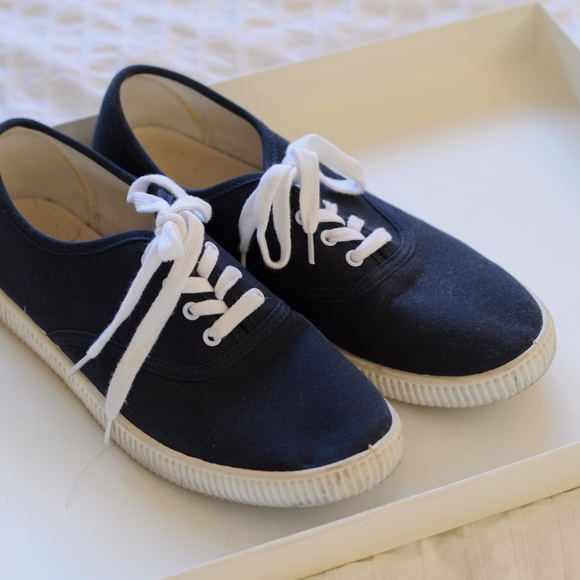 Muji | Shoes | Unisex Muji Navy Sneaker | Poshmark